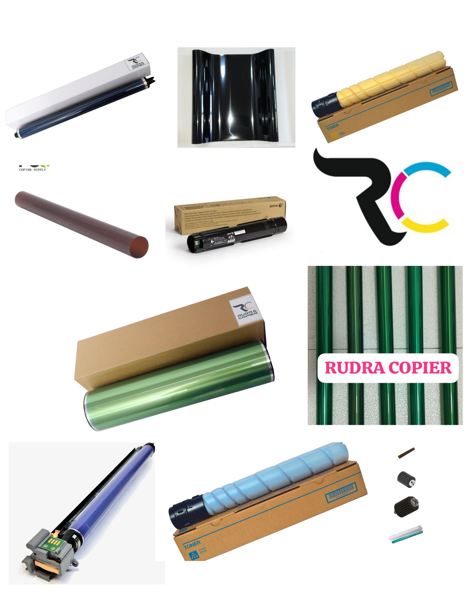 Best Copier Spare Parts | Best Toner Colors (CMYK).